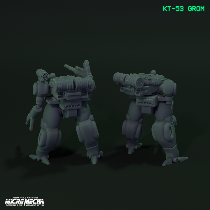 3D Printable KT-53 Grom by MicroMecha